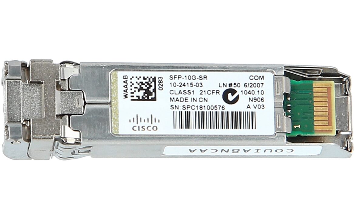 M?dulo Cisco SFP-10G-SR Cisco SFP-10G-SR, 10GBASE-SR SFP Module, Cisco SFP transceiver** NUEVO ...