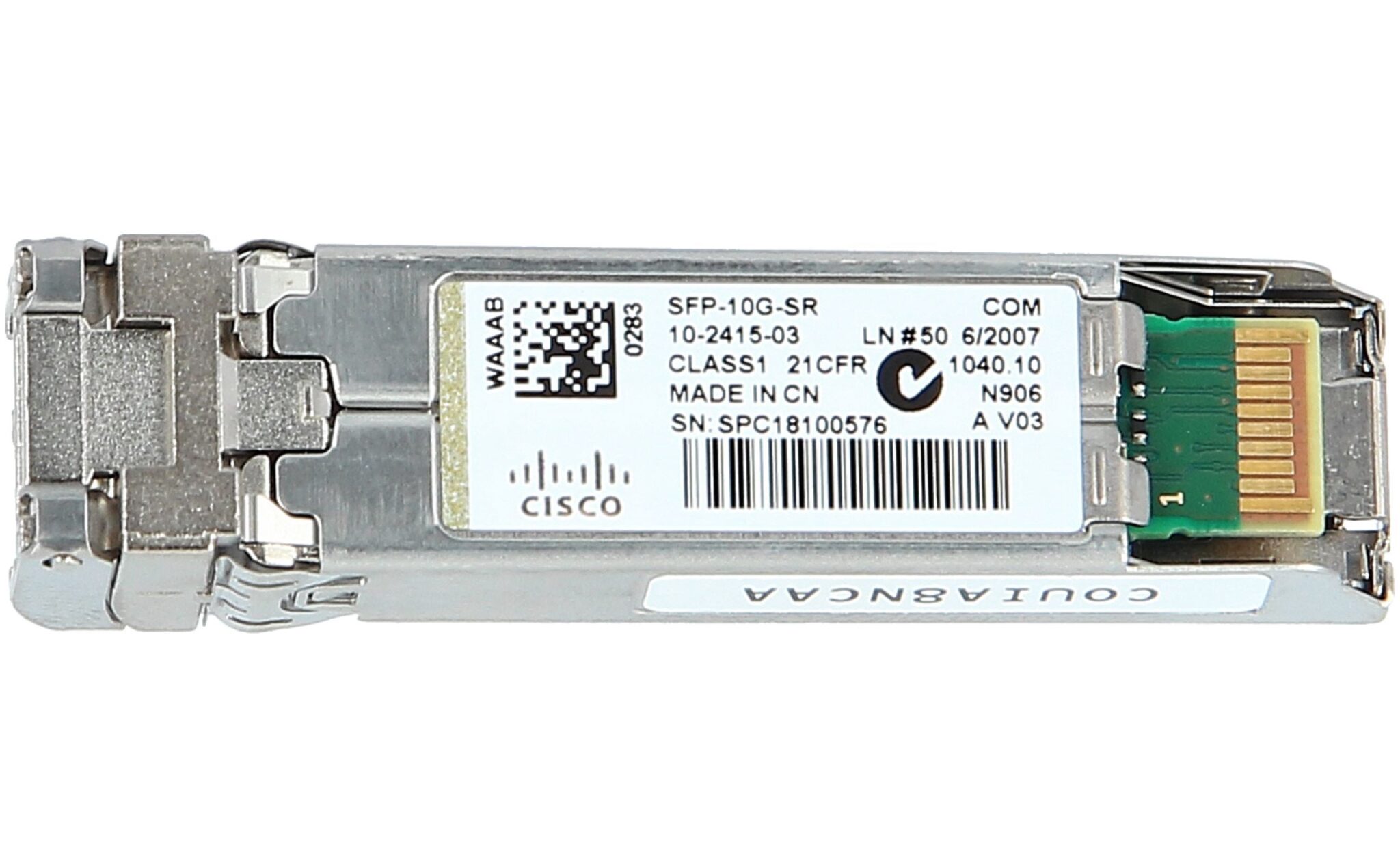 M?dulo Cisco SFP-10G-SR Cisco SFP-10G-SR, 10GBASE-SR SFP Module, Cisco ...