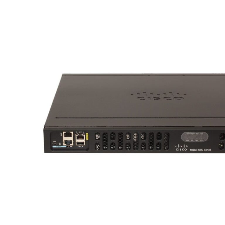 CISCO ISR4331 Integrated Services Router ISR4331/K9 2MFT-T1/E1 PVDM4-32 ...